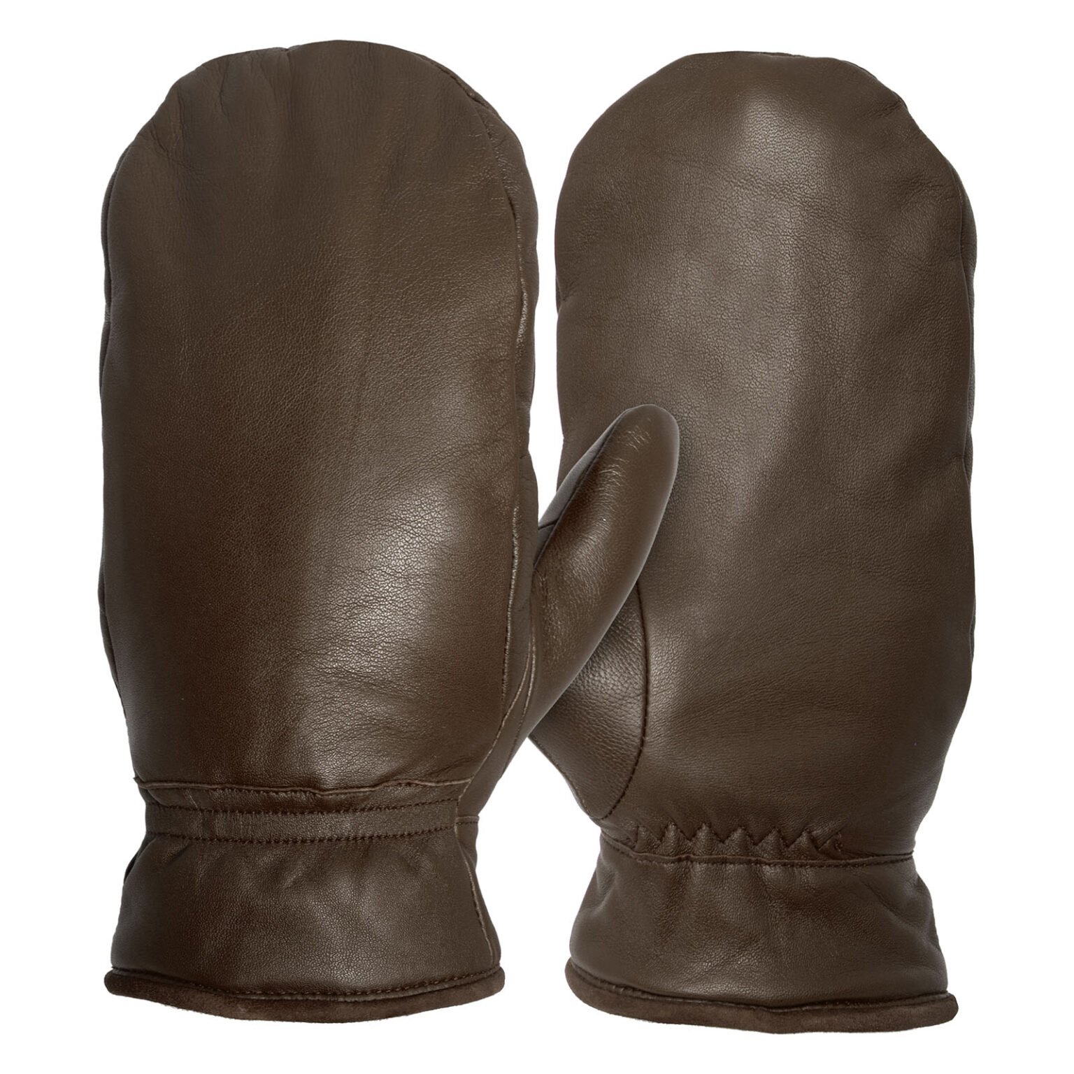 Women's Alps Leather Winter Ski Mittens with Finger Liners