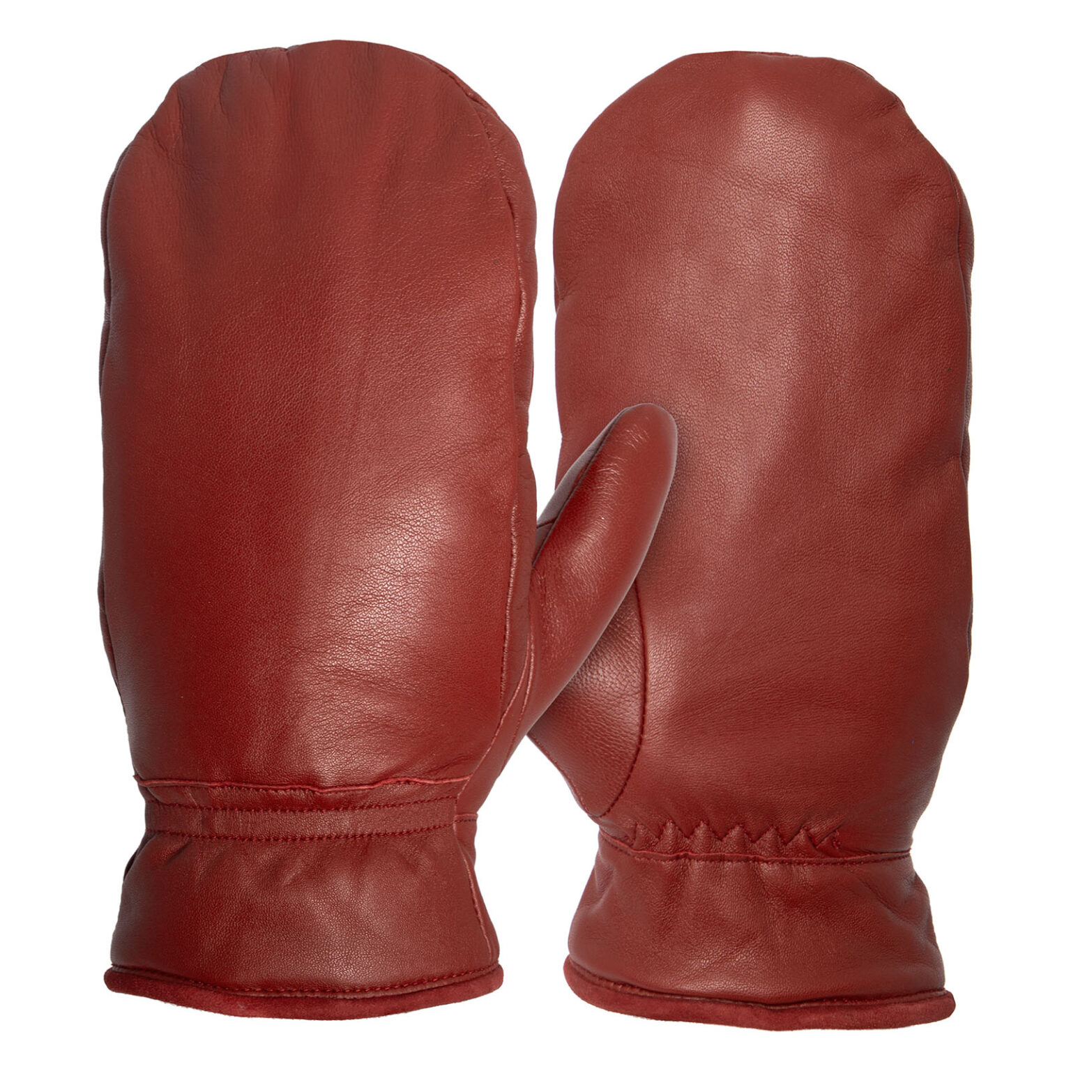 Women's Alps Leather Winter Ski Mittens with Finger Liners