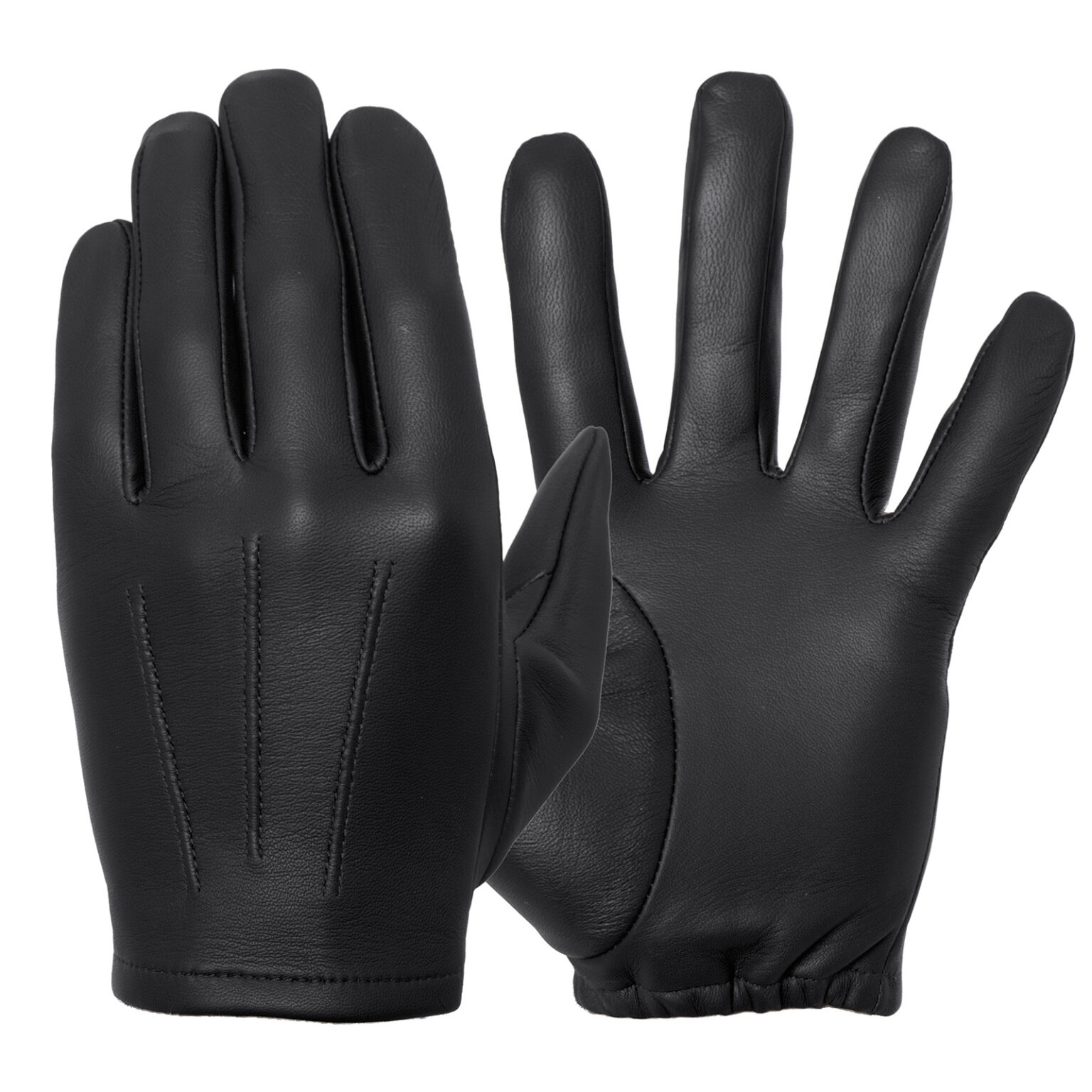 Men's Elite Leather Police Gloves (Lined) By Tough Gloves