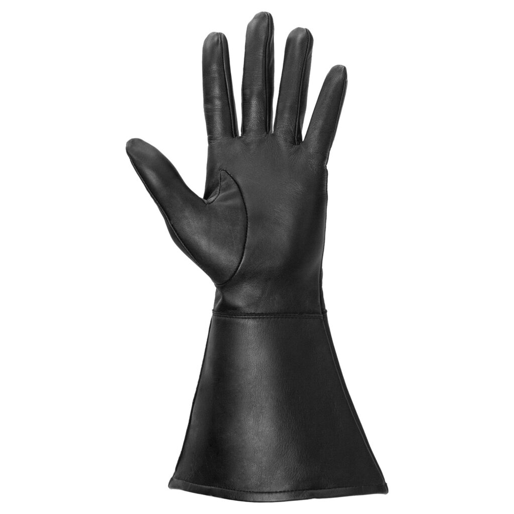 Enforcer Lined Leather Gauntlet Gloves