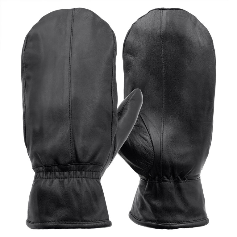 Women's Alps Leather Winter Ski Mittens with Finger Liners