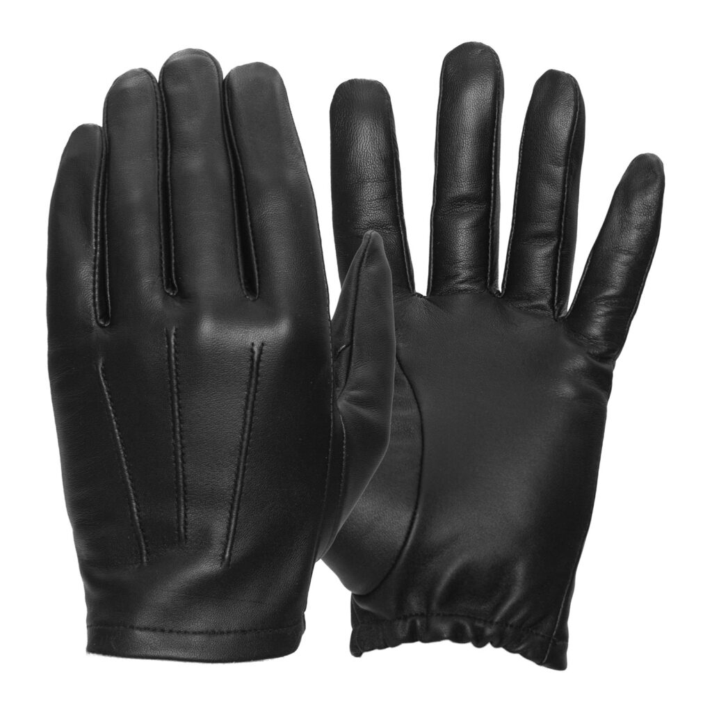 Men's Patrol Touch Leather Touchscreen Police Gloves
